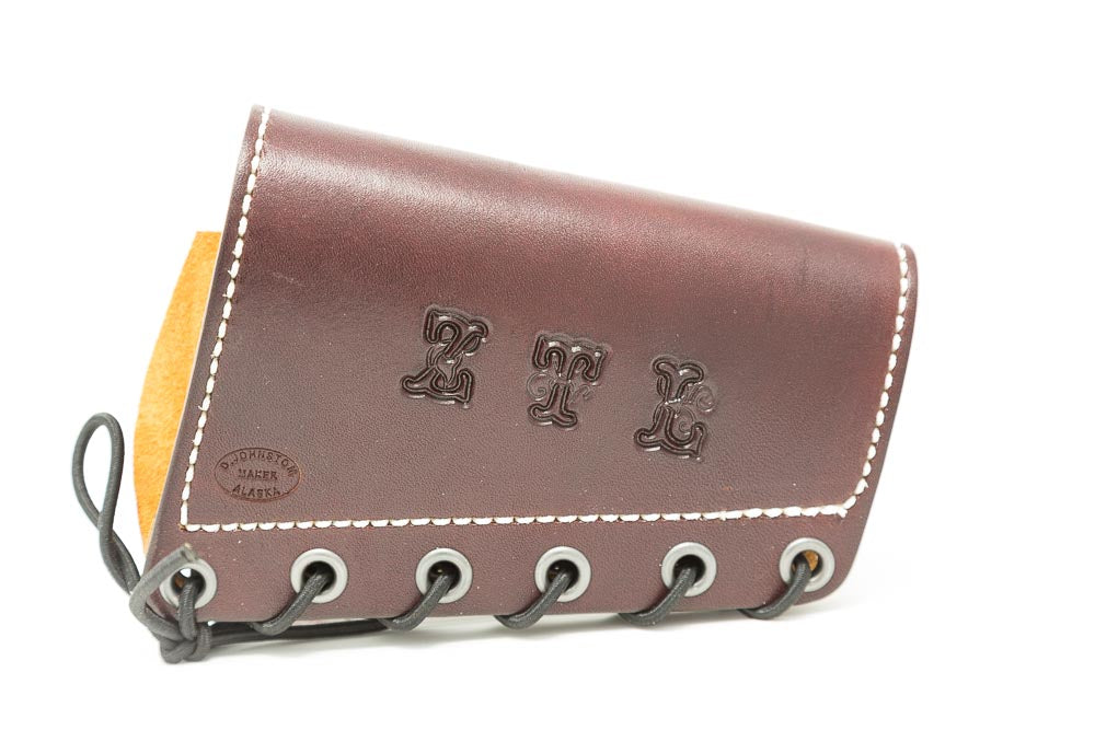Custom Leather Rifle Stock Butt Cuff | Diamond D Custom Leather ...